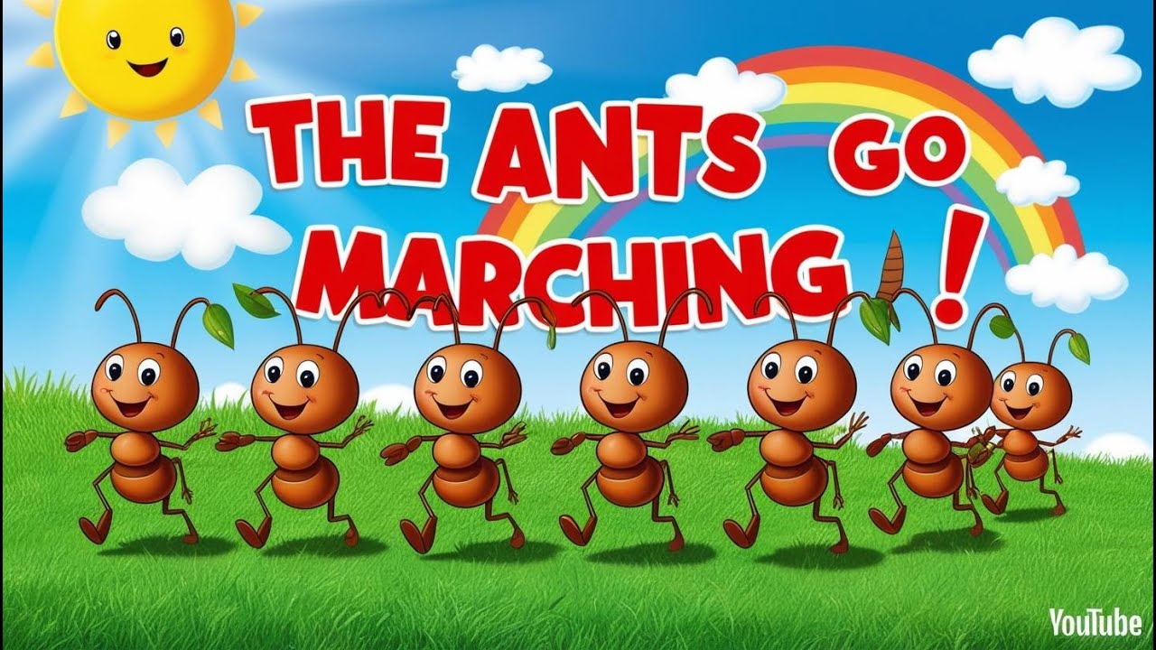 "The Ants Go Marching | Fun Counting Song for Kids | Learn Numbers 1-10 ...