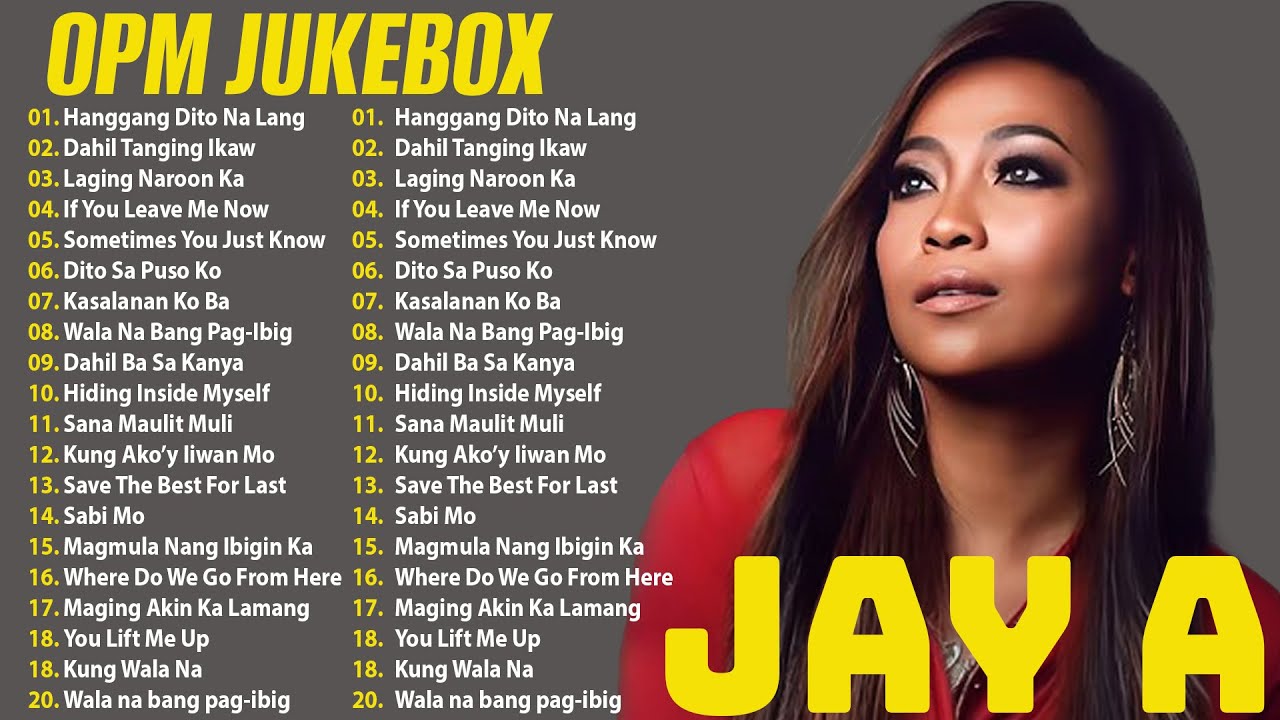JAYA - Love Songs Playlist - OPM Timeless Hits - YouTube Music