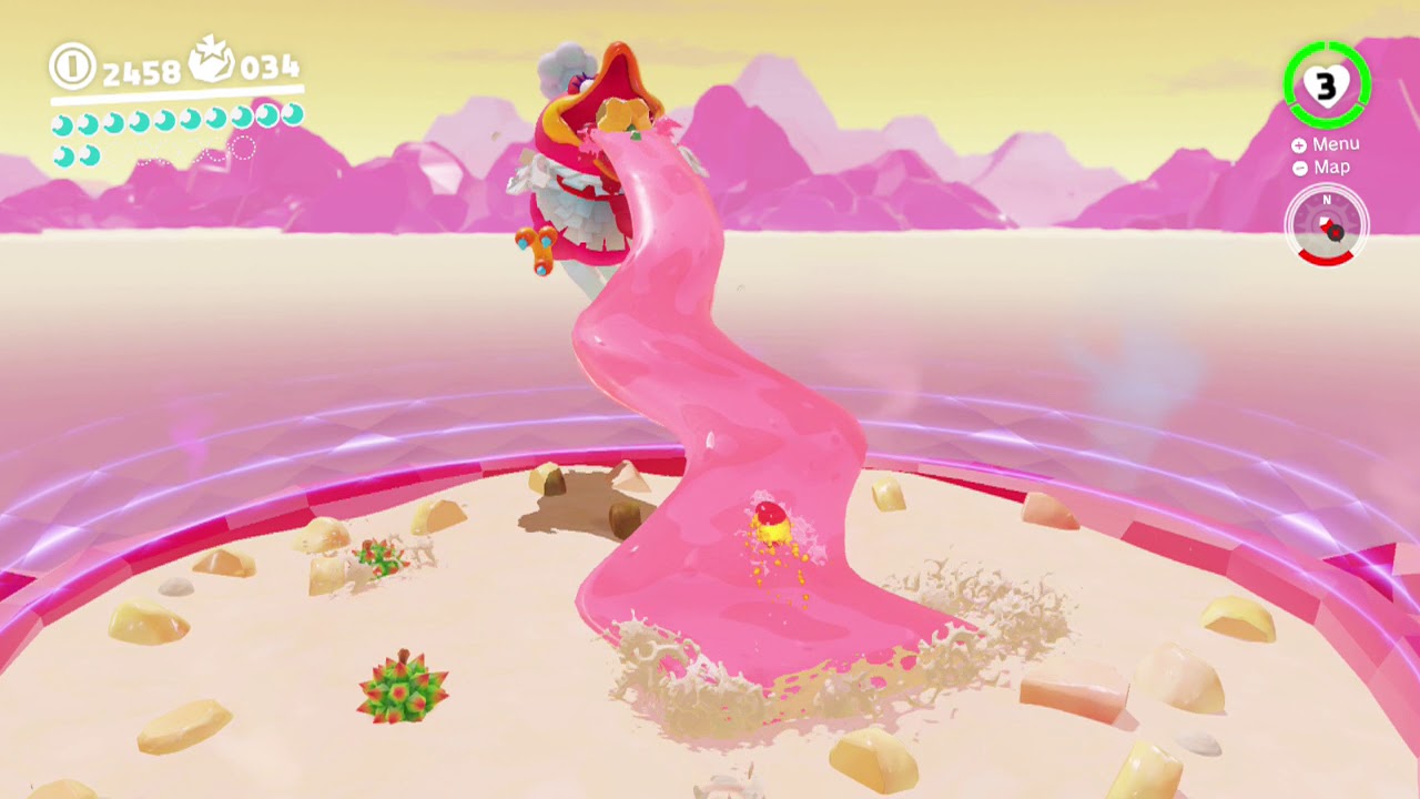 Super Mario Odyssey Boss 14 - Cookatiel - YouTube