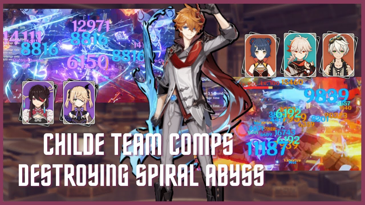 C0 Childe Fireworks & International Team DESTROY 2.2 Spiral Abyss Floor ...