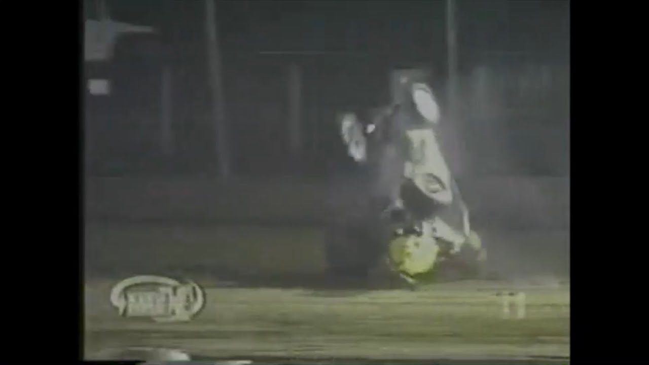 Sprint Car Racing Accident Of Greg Stephens - YouTube