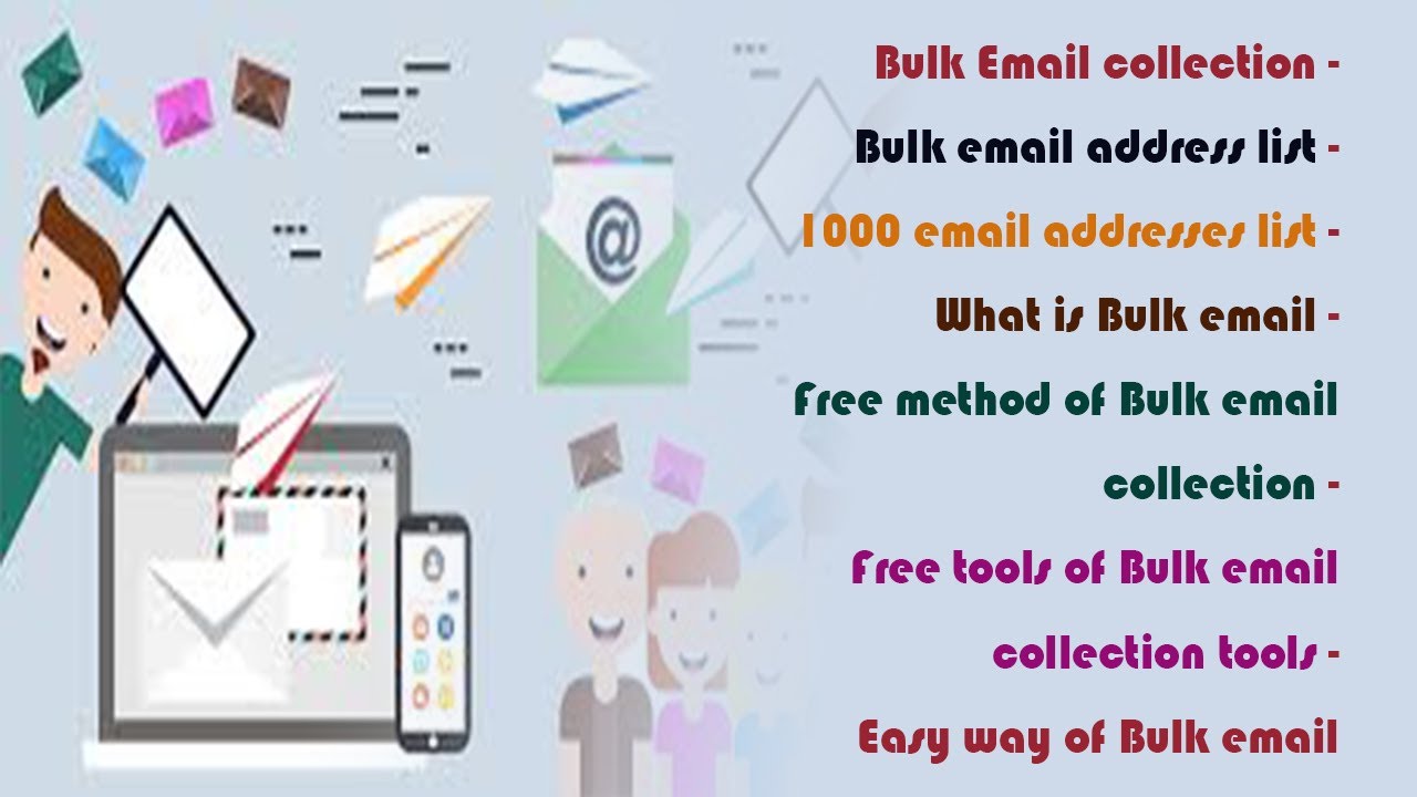 Bulk Email Collection || Bulk Email address list || 1000 Email ...