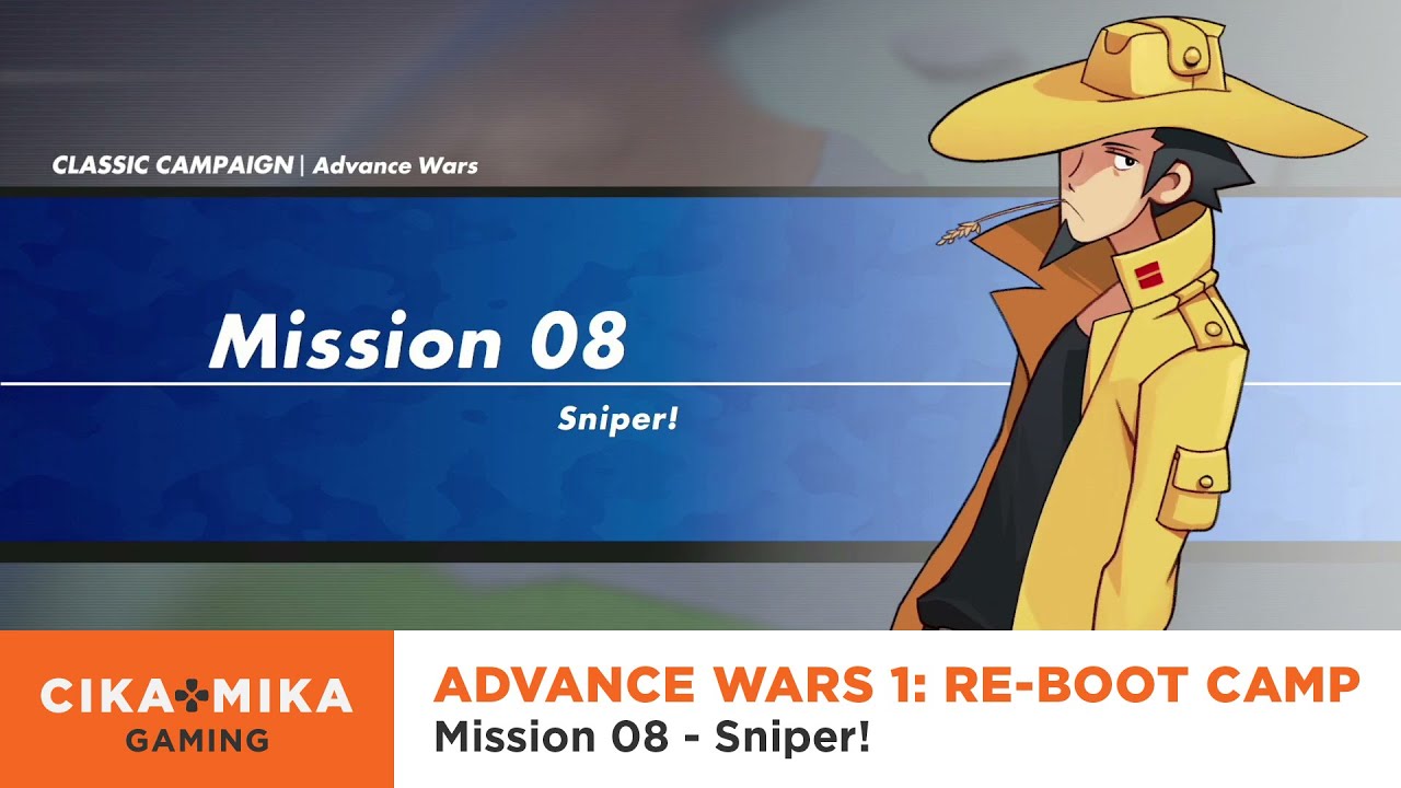 Advance Wars 1: Re-Boot Camp - Mission 08 - Sniper! (Classic, S Rank ...