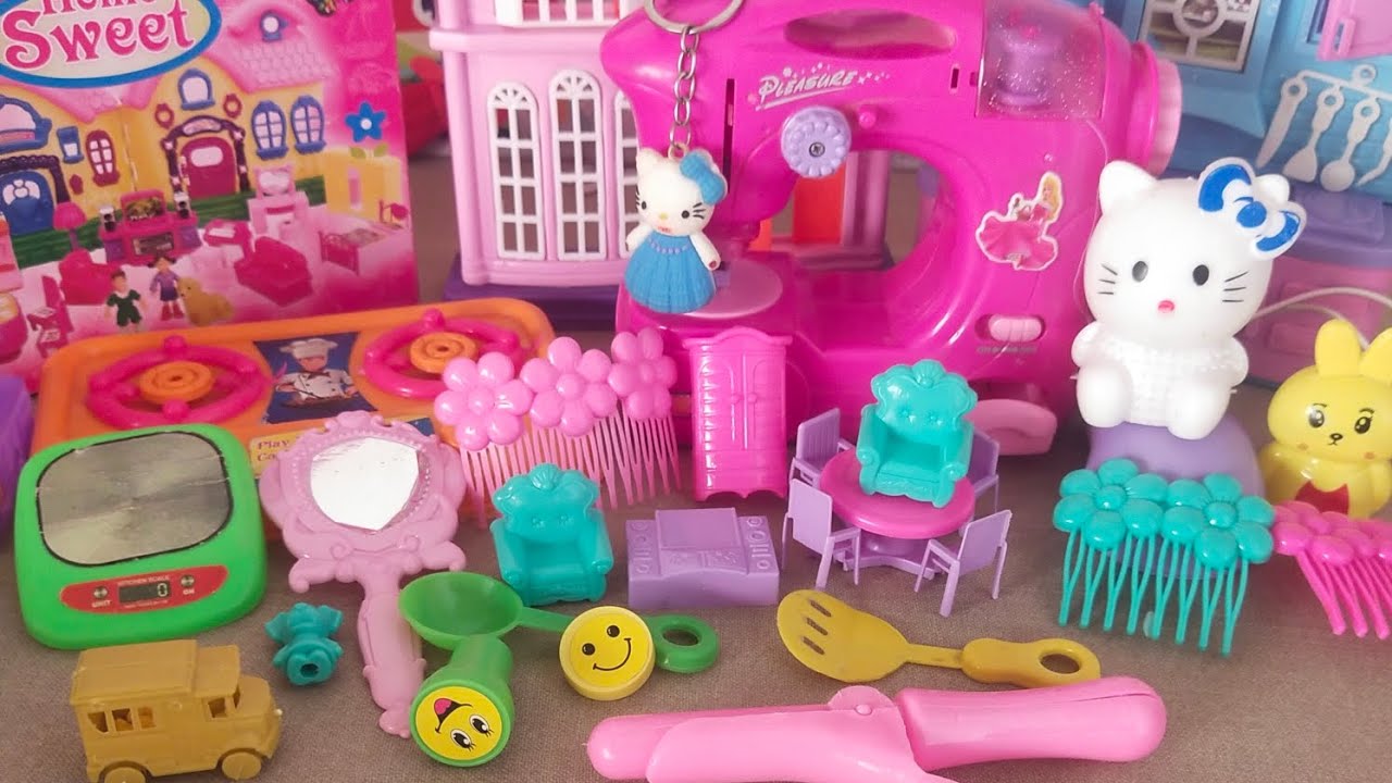 5 Minutes Satisfying With Unboxing Hello Kitty| Mini Kitty Toys | ASMR ...