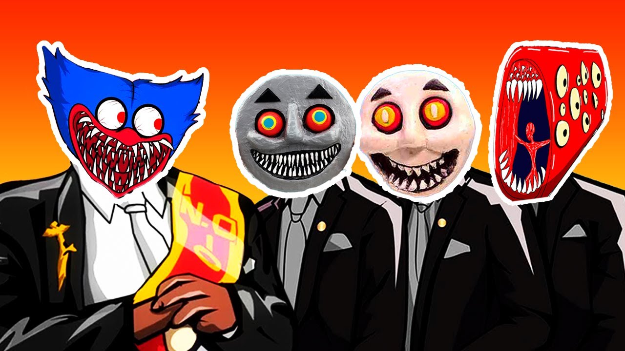 Cursed Thomas & Huggy Wuggy & Train Eater & Thomas EXE - Coffin Dance ...