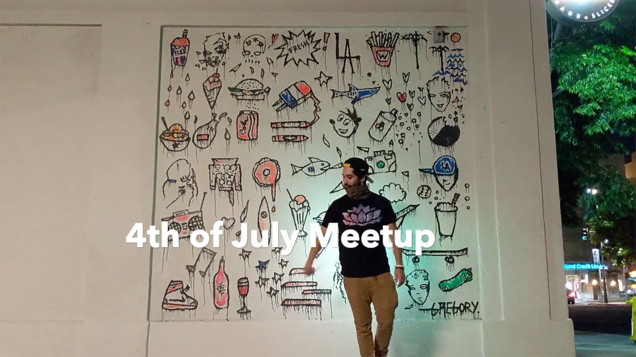 4th of July Glowsticking Meetup - YouTube