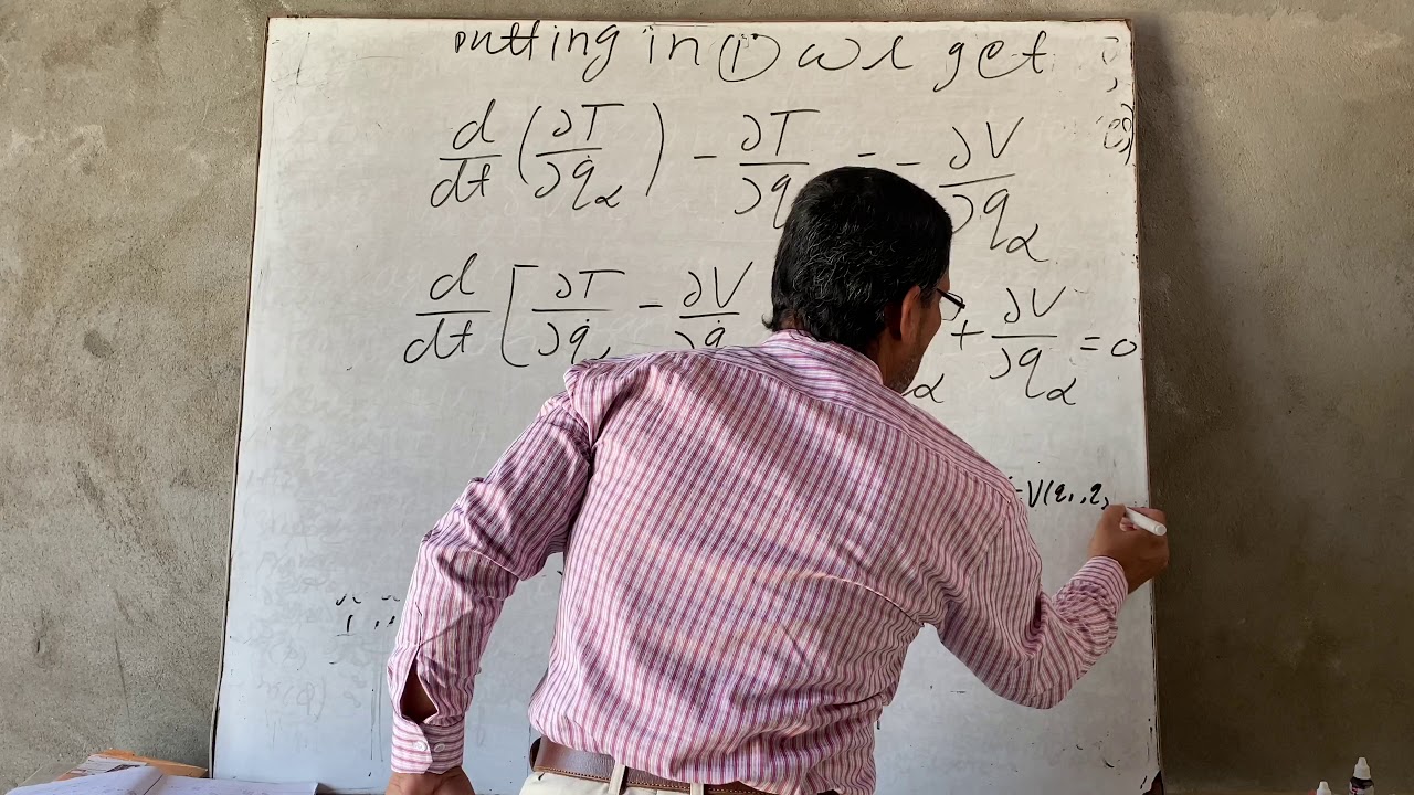 Lagrange s Equations For Holonomic Conservative System Lecture 5 lagrange-s-equations-for-holonomic-conservative-system-lecture-5