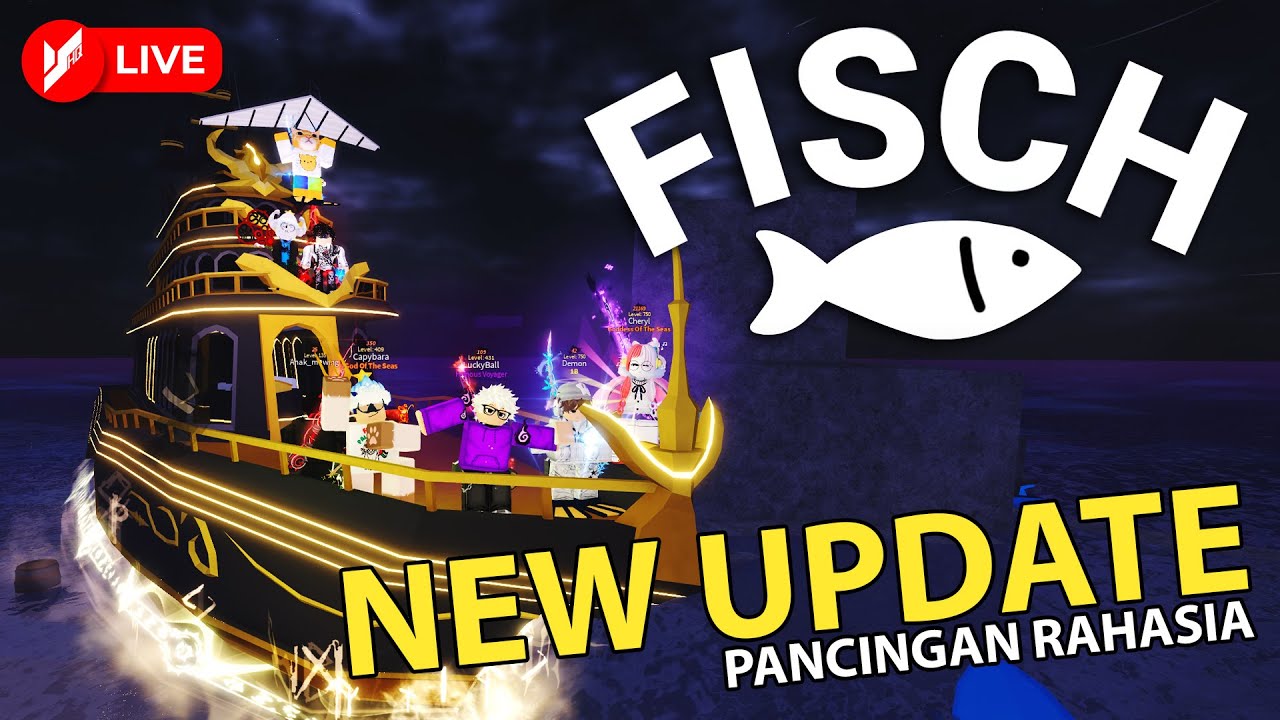 🔴 [LIVE] ADA EVENT BARU NAMANYA GOLD TIDES - Fisch Roblox UPDATE! - YouTube