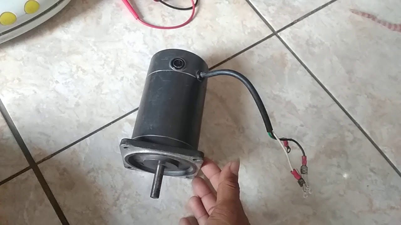 Generator listrik DC 24v 150watt - YouTube