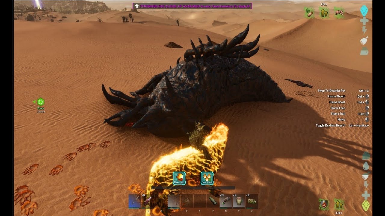 Ark ASA Game Play SE looking for a death worm - YouTube