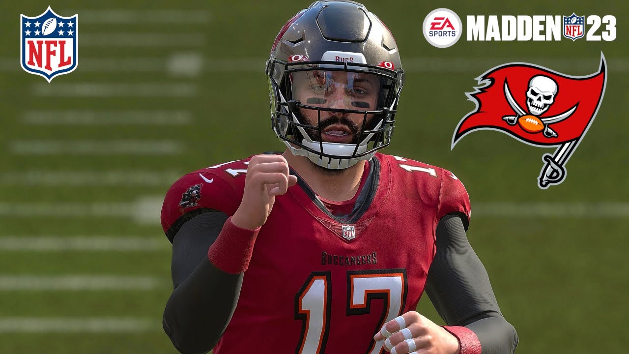 Madden 23 Baker Mayfield Buccaneers vs Eagles (Most Accurate Madden 24 ...