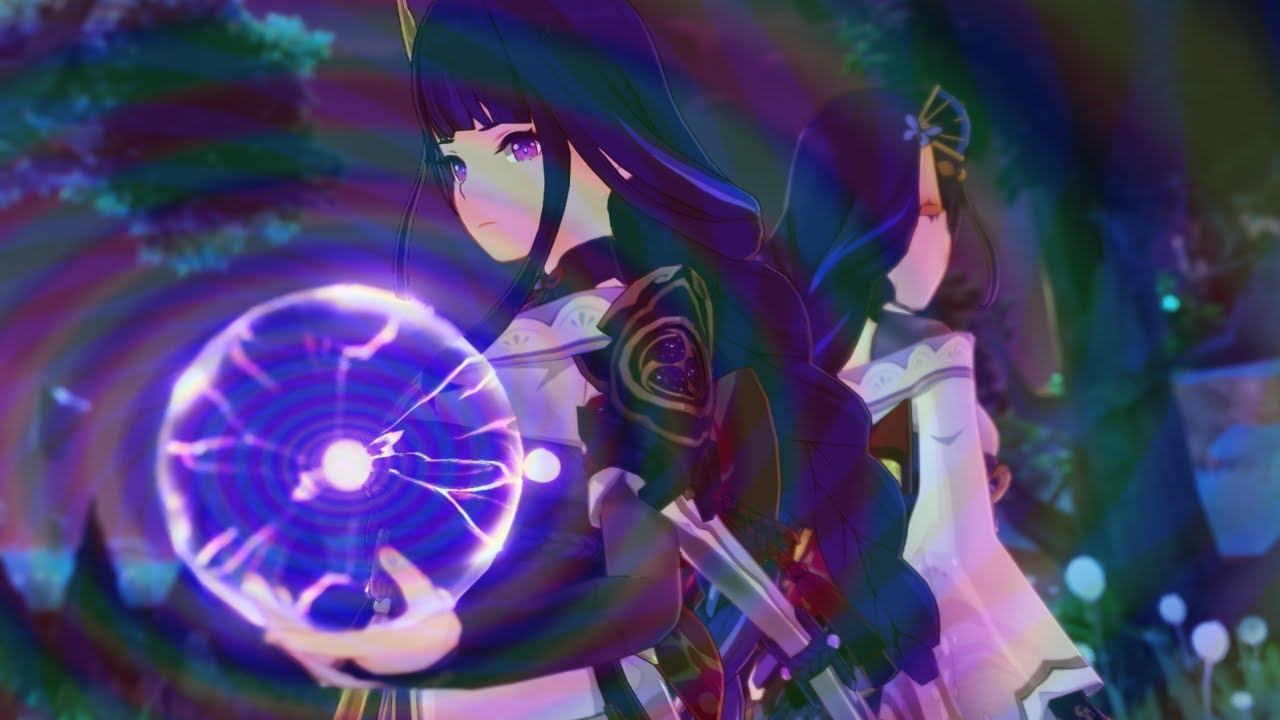 Raiden Shogun Ei/Baal dancing on Sumeru Theme? [ Saiyan Mare Satasat ...