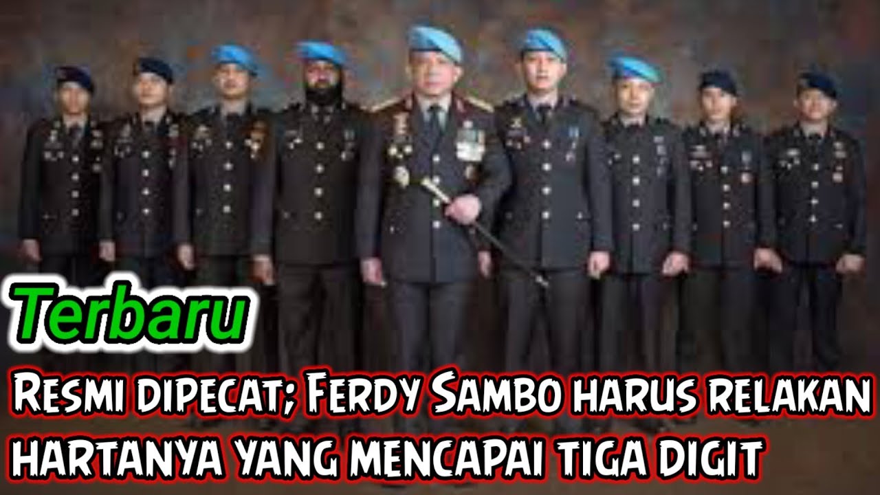 Ferdy sambo resmi dipecat!!! - YouTube