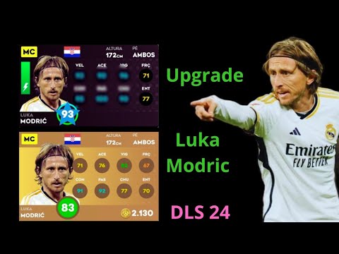 Upgrade Luka Modric no dls 24 [ esse ficou muito top] - YouTube