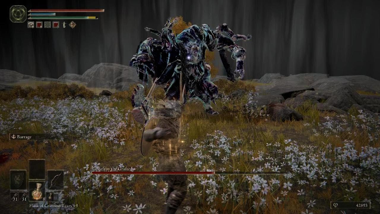 Elden Ring. Godefroy the Grafted. Golden Lineage Ever gaol, Altus ...