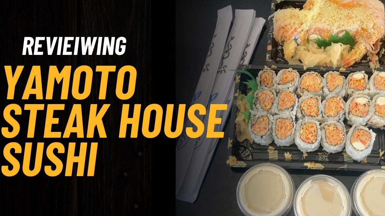 Yamoto Steak House Marianna FL - Sushi Review - YouTube