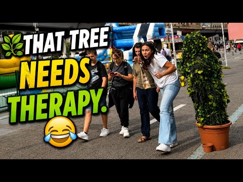 Bushman prank: 🌿 This plant pays no taxes. 😂 #BushmanPrank #FunnyVideos #Funny