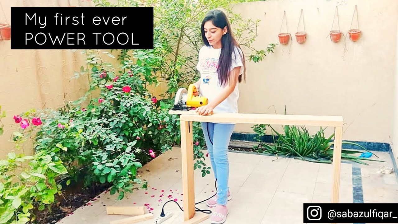 My First Ever POWER TOOL | Ft BABA | - YouTube