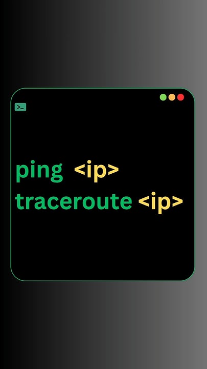 ping and traceroute to troubleshoot connection to the server, sending UDP vs TCP packets #ping # ...