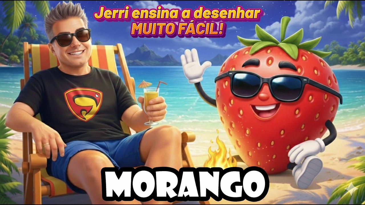 APRENDA A DESENHAR O MORANGO EM 5 MINUTOS! - YouTube