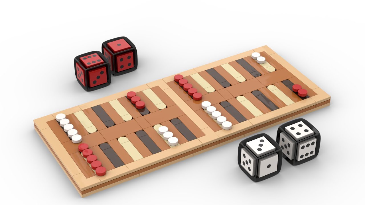 Backgammon game Lego variation speed build, MOC - YouTube