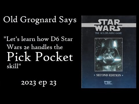 D6 Star Wars 2e: How the Pick Pocket Skill Works (and How This Relates ...