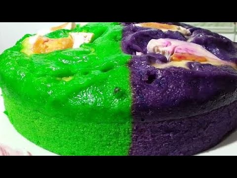 Puto Recipe No Fail Puto Pandan Ube Cake Steam How To Make - YouTube