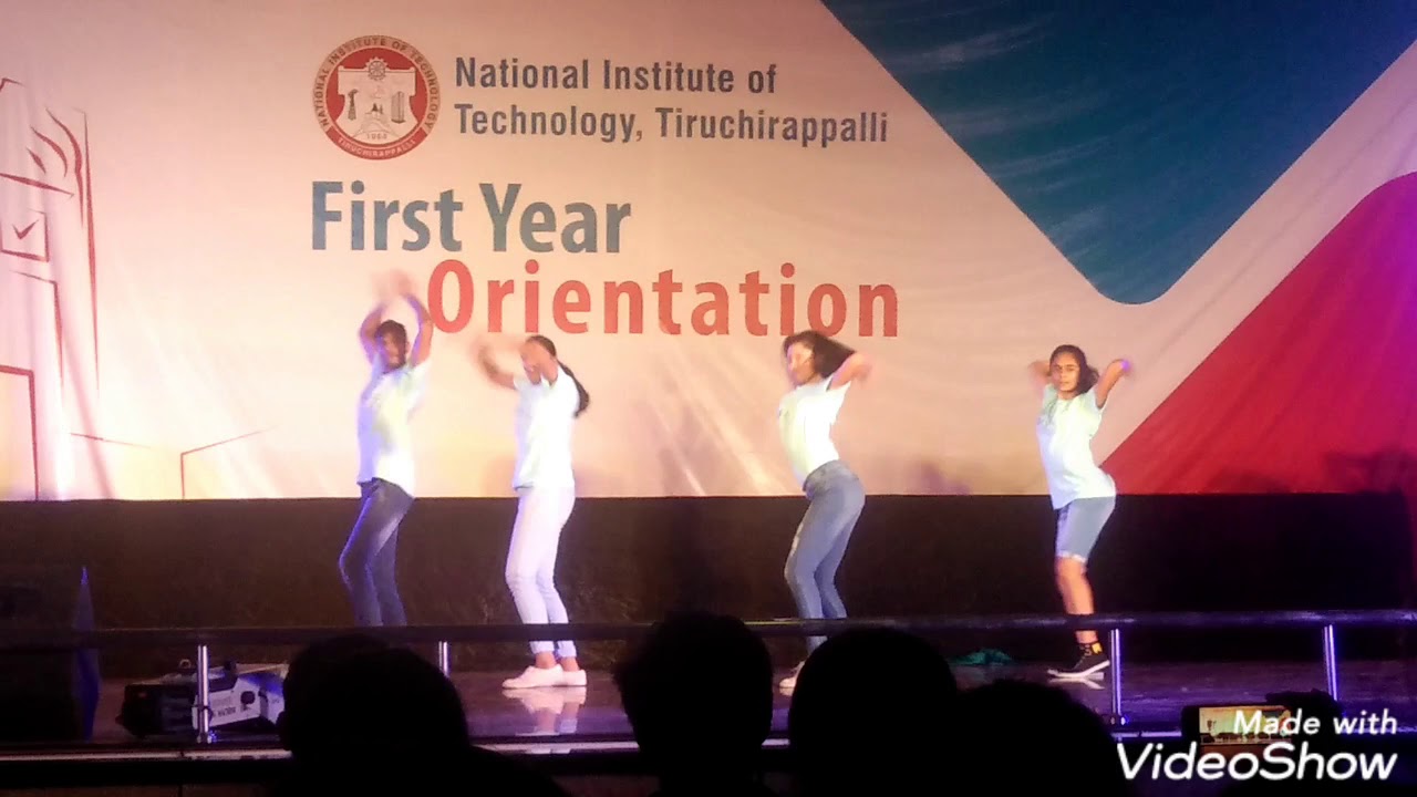 NIT Trichy - 1st year orientation 2019 Dance troupe - YouTube