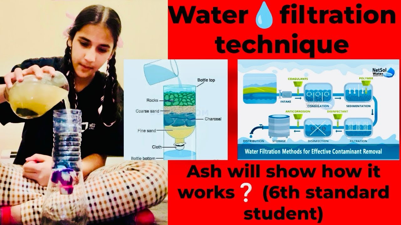 Water filtration technique (Ashmeet’s school project) 🇨🇦 - YouTube