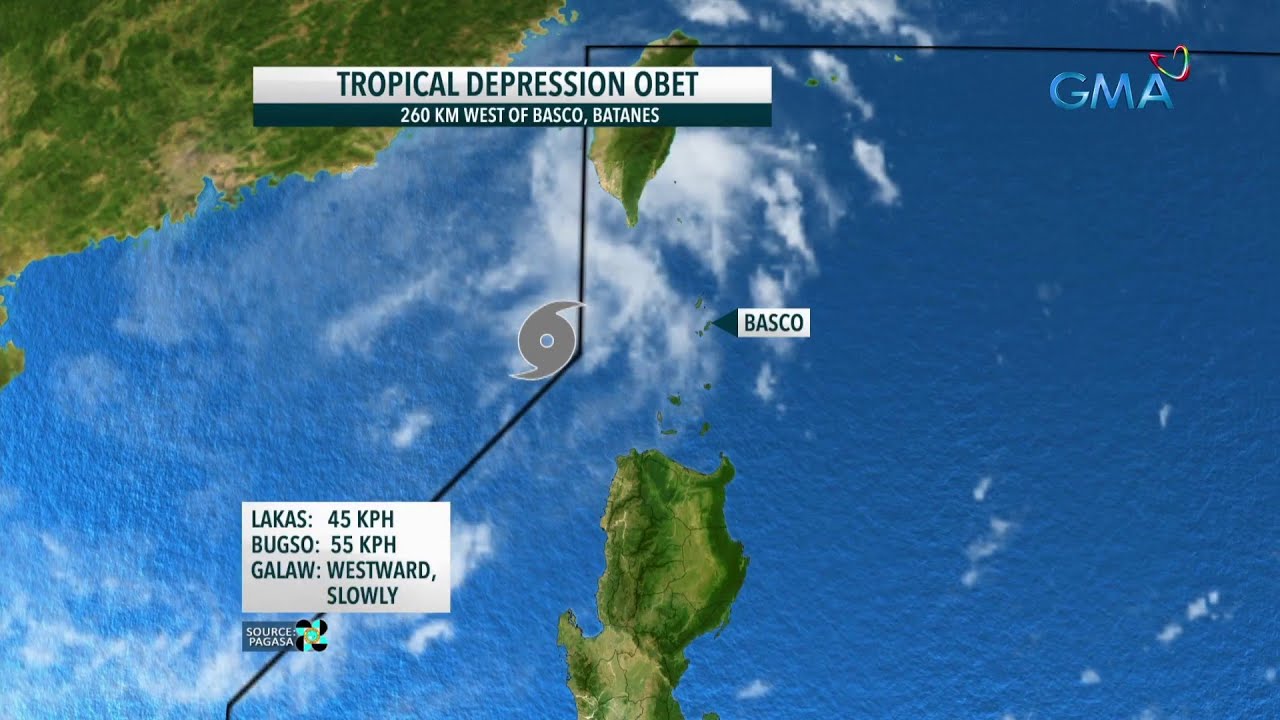 Nasa labas na ng Philippine Area of Responsibility ang Bagyong Obet ...