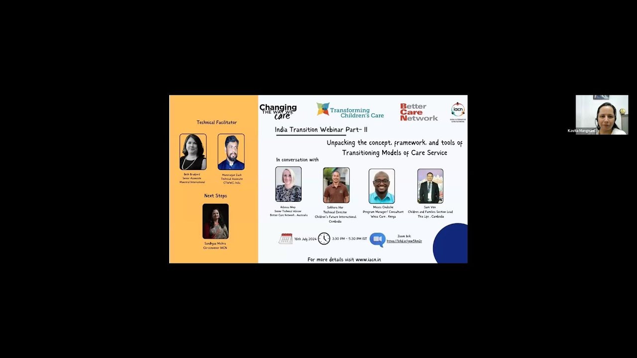India Transition Webinar Part II - YouTube