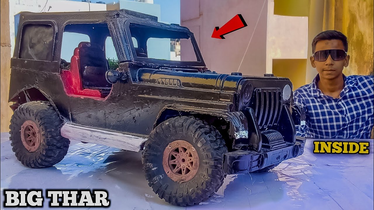 What Inside The RC Thar 4x4 - How It's Works Big Mahindra Thar - Toy ...