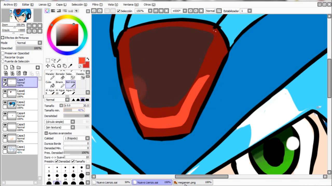 speed drawing | megaman x - YouTube