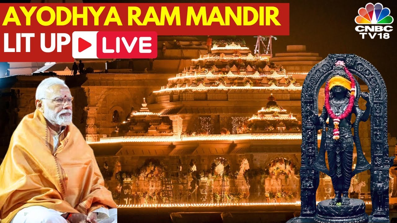 Ram Mandir Ayodhya LIVE | Ram Mandir Inauguration | Pran Pratishtha ...