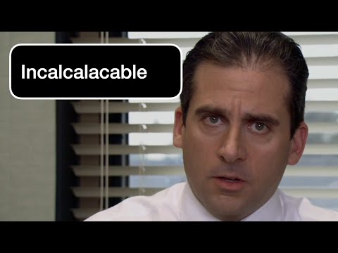 Michael Scott - "It's really incalcalacable." - The Office US # ...