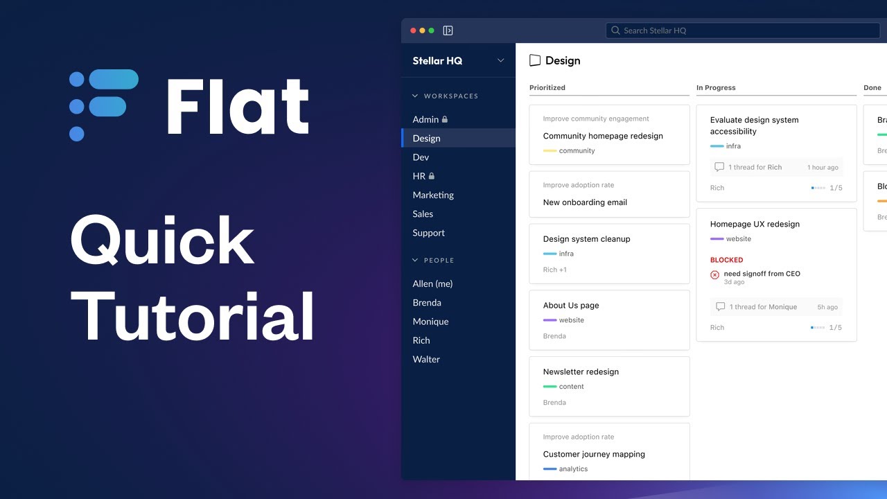 Quick Flat Tutorial - YouTube