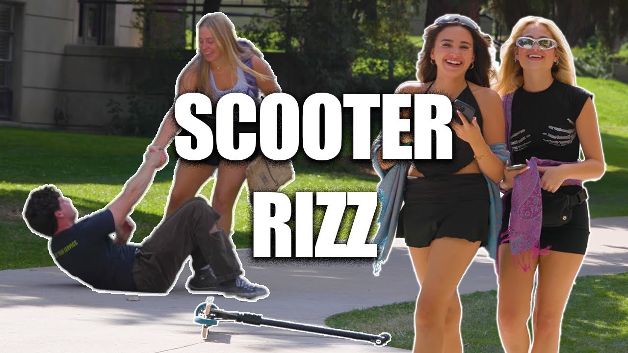 Scooter Kid Picks Up Girls On CU Boulders Campus | Scooter Rizz ...