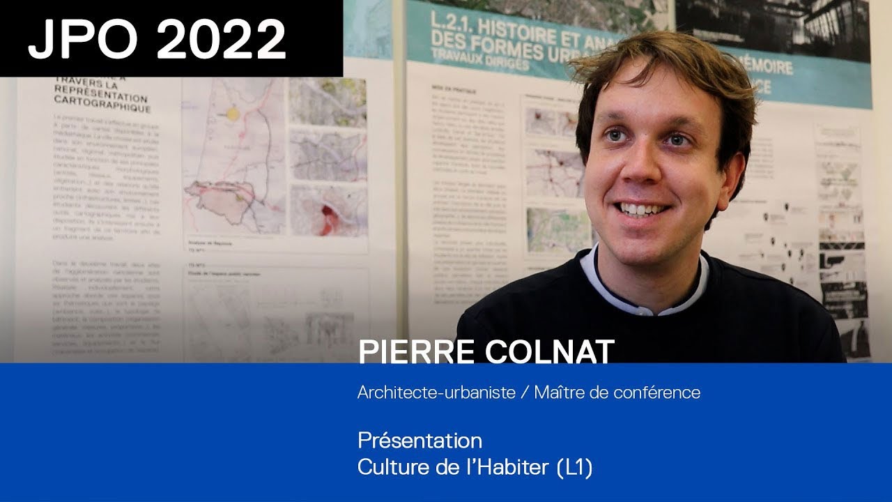 JPO / Interview de Pierre Colnat - Architecte-Urbaniste et maître de ...