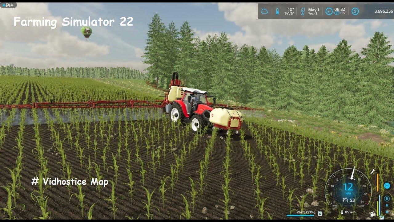 Spray Fertilizer and Achive 100 % Yield Bonus || FS 22 || - YouTube