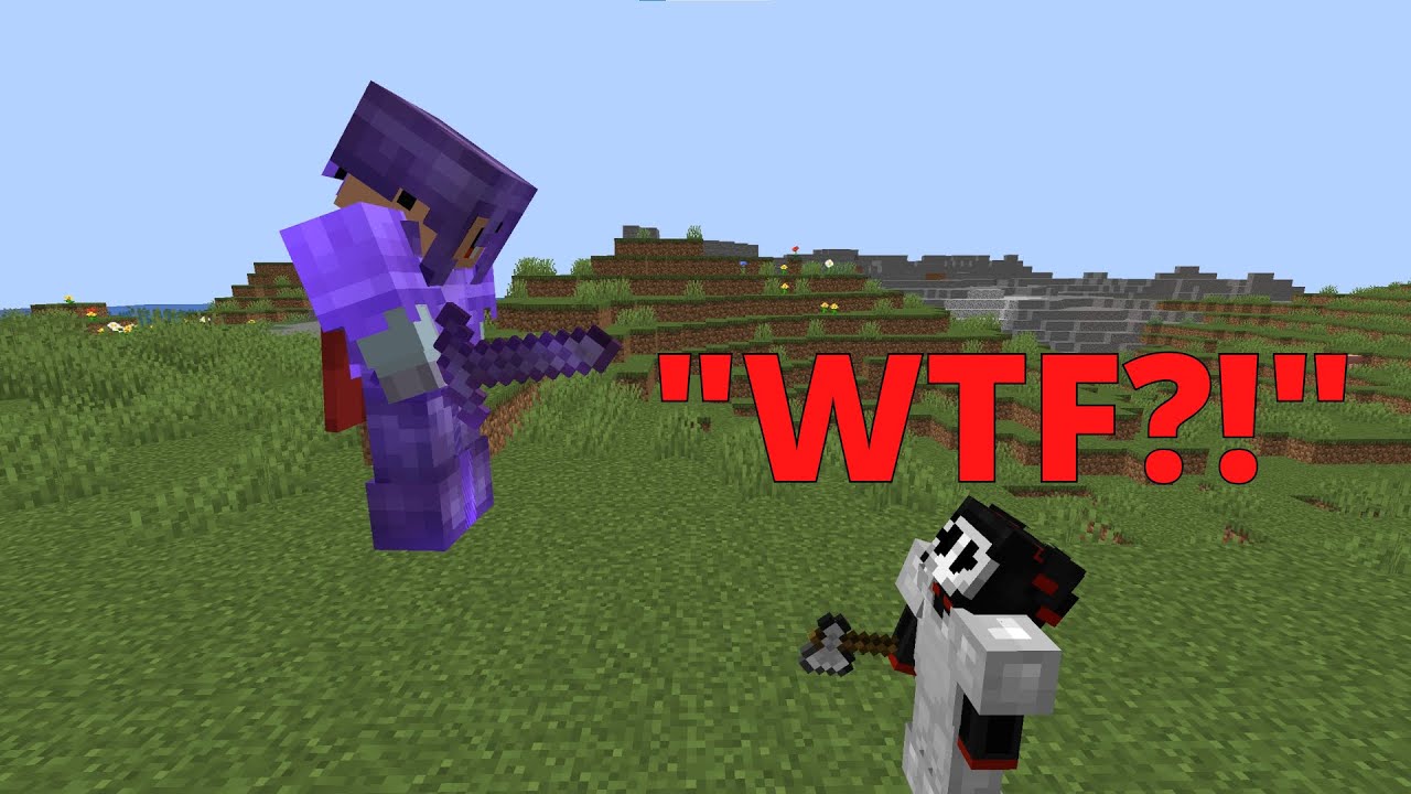 Joining Random Minecraft Server But I'm Hacking - YouTube