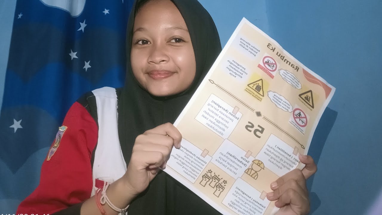 Tugas p5 membuat poster k3 dan 5s/5r - YouTube