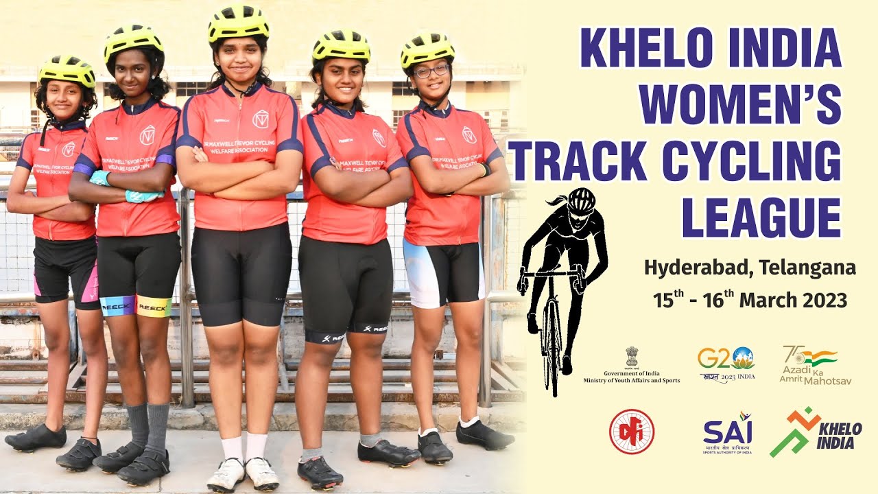 Khelo India Women's Track Cycling League 2023 || Hyderabad || Telangana ...