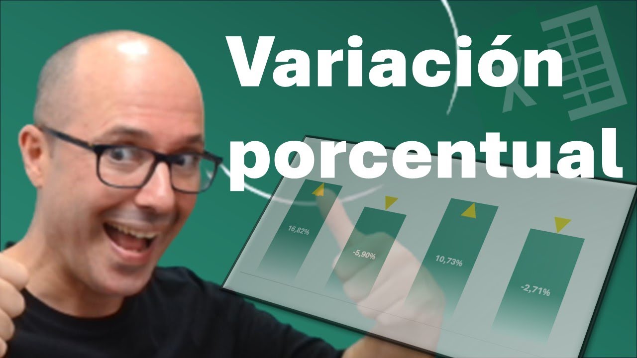 GRÁFICO de VARIACIÓN PORCENTUAL entre PERIODOS en #excel - YouTube