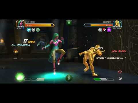 MCoC 4 Star Viv Vision vs. 6 Star GoldPool Thronebreaker Summoner's ...