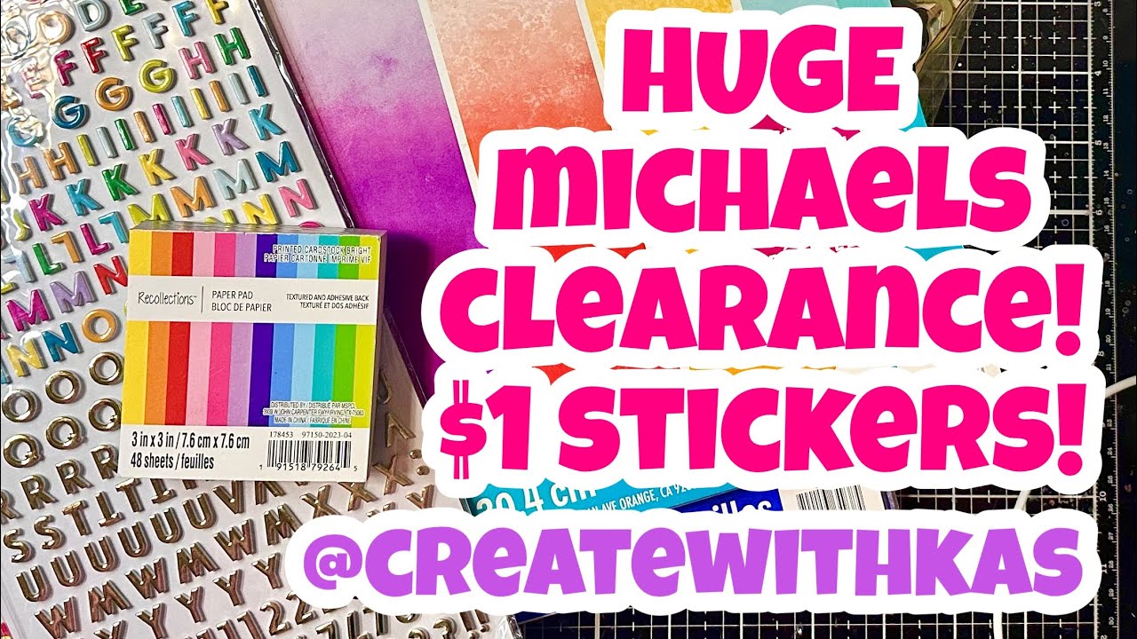 HUGE clearance @michaels - Cardmaking! Stickers! Paper pads! #new # ...