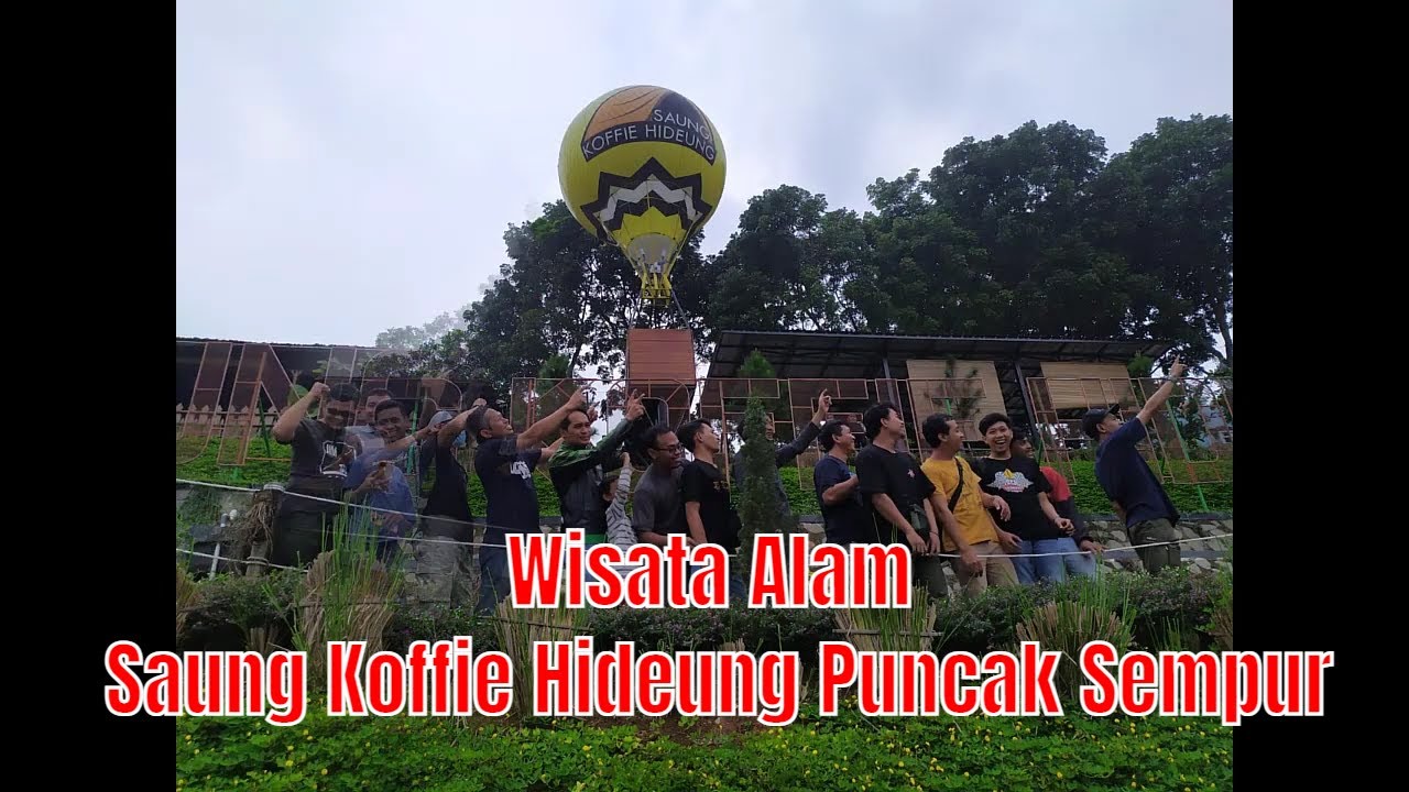 Wisata Alam Saung Koffie Hideung Puncak Sempur Karawang Jawa Barat ...