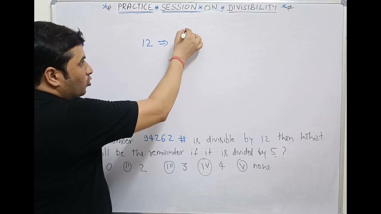 Number system।Practice Session of questions based on divisibility rules। short tricks। - YouTube