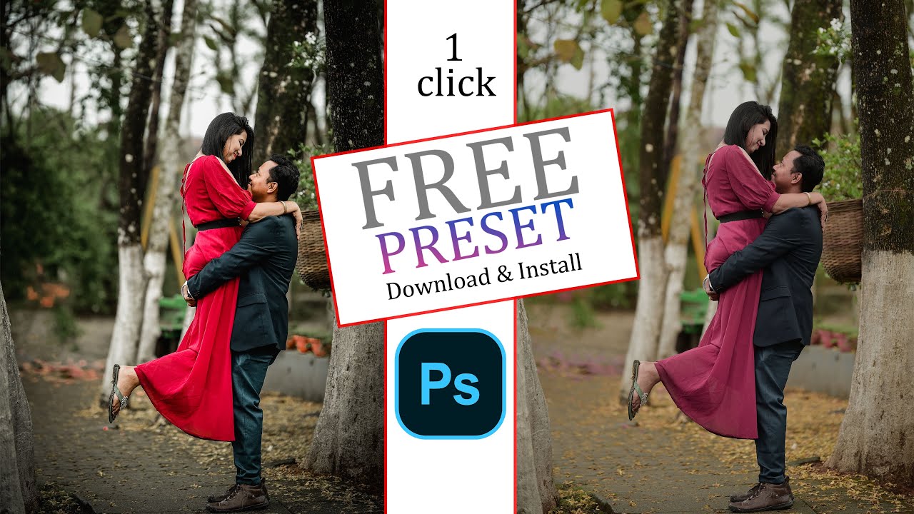 free preset download for photoshop & lightroom - YouTube