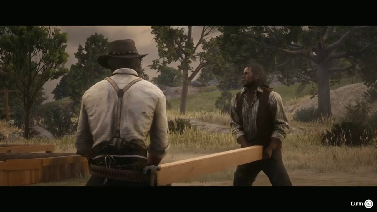 I put Home Depot Music over John Marston building his house - YouTube