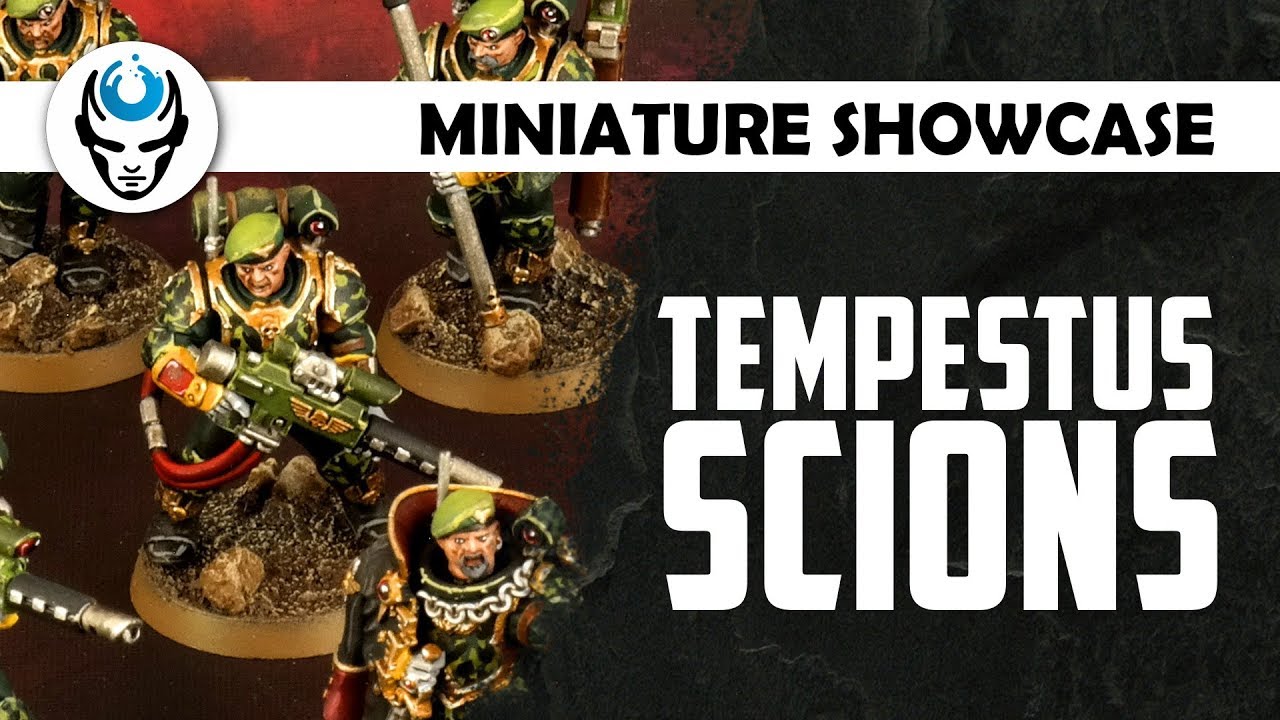 TEMPESTUS SCIONS - LVL 3 MINIATURE SHOWCASE 4K - YouTube